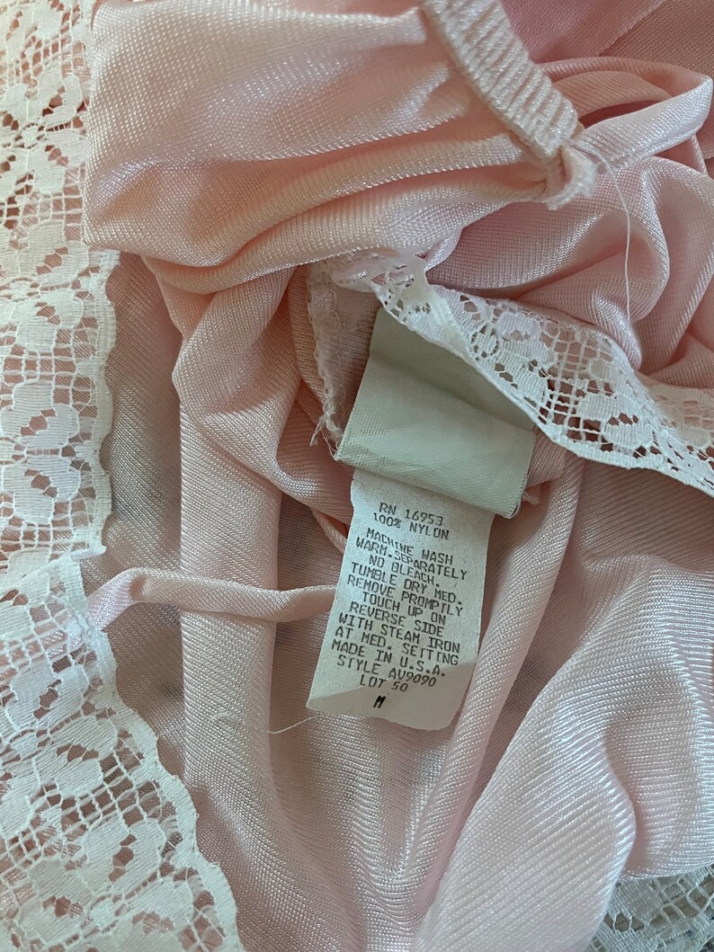Vintage Dreamy Nights by Avon Baby Pink Medium Long Slip - Etsy
