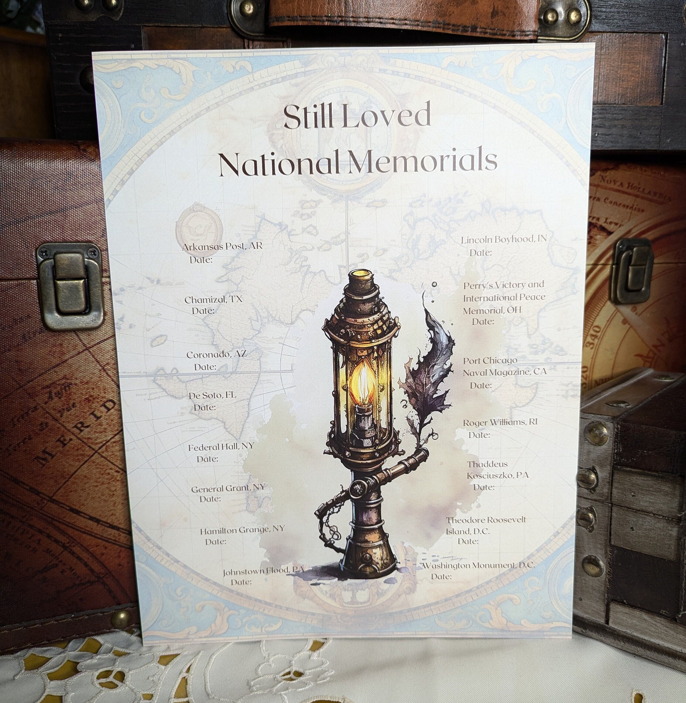 National Memorial in the National Park System Tracker / Log / Journal ...