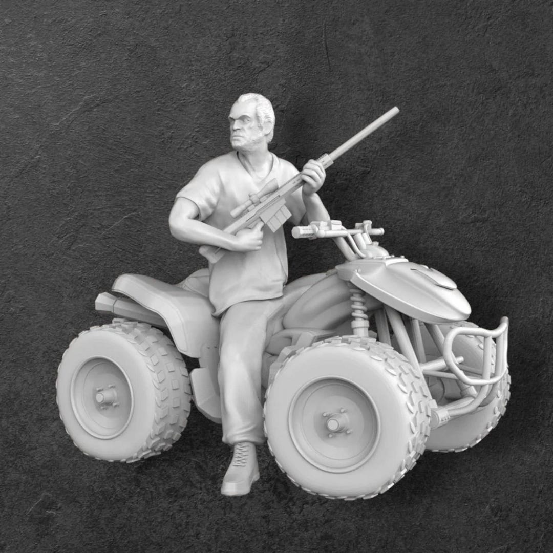 GTA 5 STL, Trevor STL, Trevor 3D Model, Trevor Figure, Trevor Miniature ...
