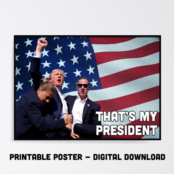 Trump Shot Printable - Etsy