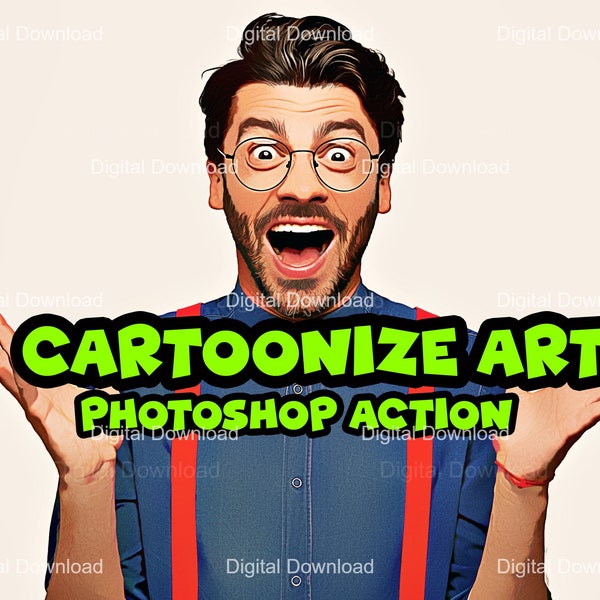 Cartoon Art - Etsy