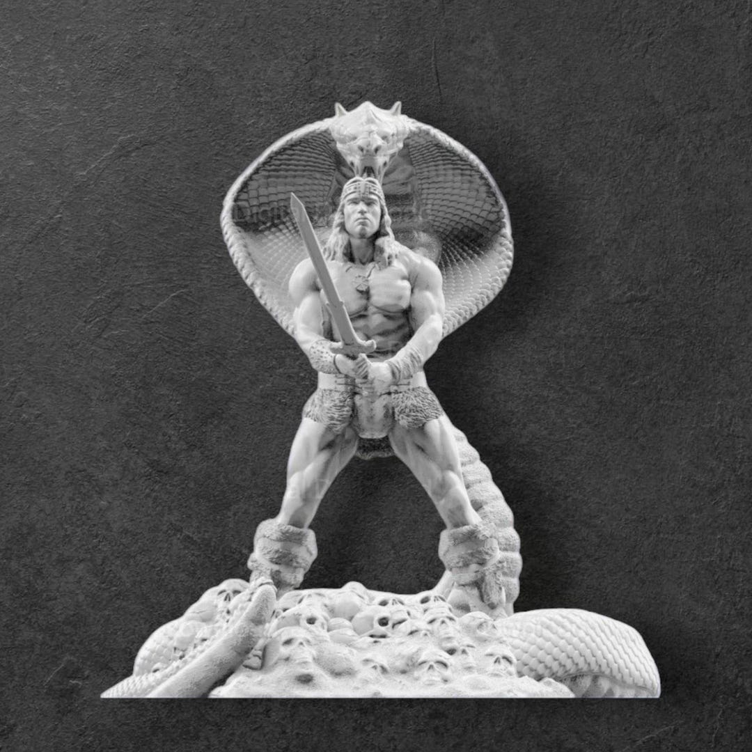 Conan STL, Conan 3D Model, Conan Figure, Conan Miniature - Etsy