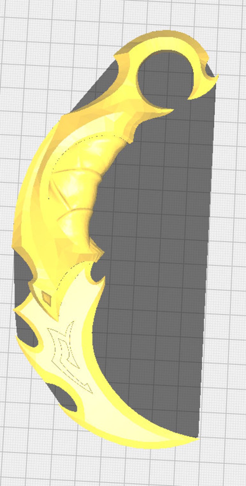 Karambit, Knife, 3D Printing, Toys, Valorant - Etsy