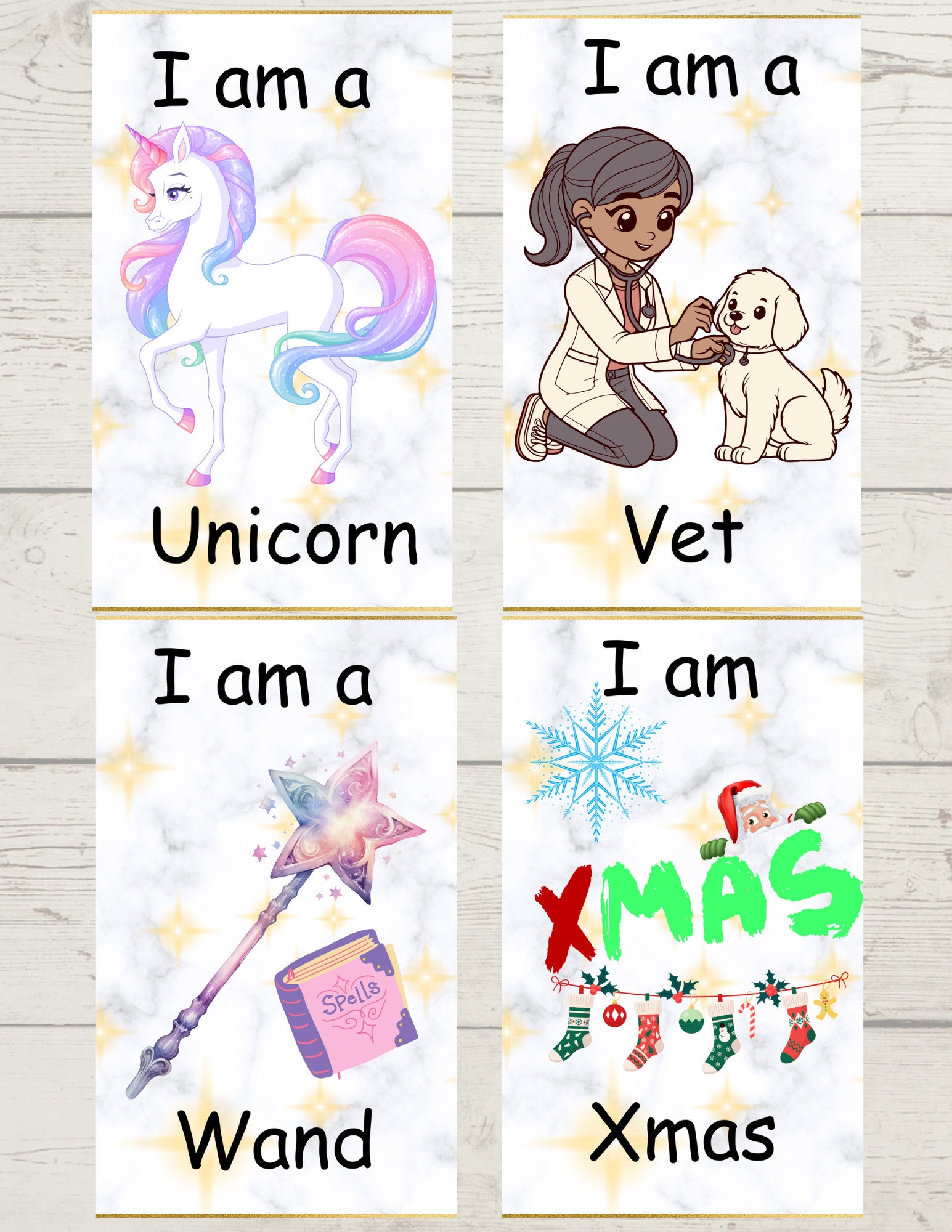 26 Word Cards Alphabet Early Learning Instant Download Fun Literacy ...