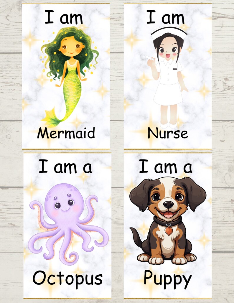 26 Word Cards Alphabet Early Learning Instant Download Fun Literacy ...