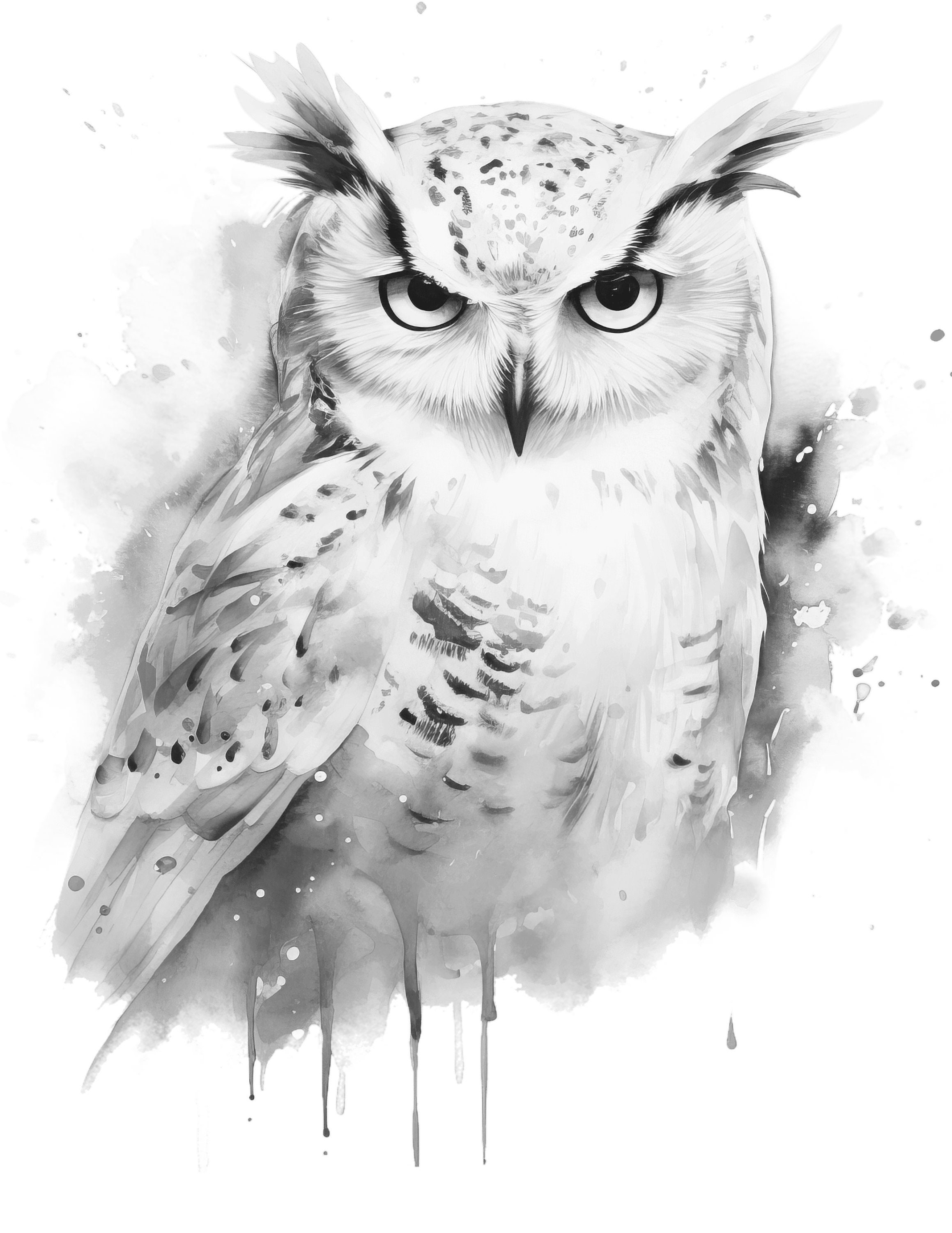 5 Owl Coloring Pages intricate Designs 5 Shaded Patterns Adult or Child ...