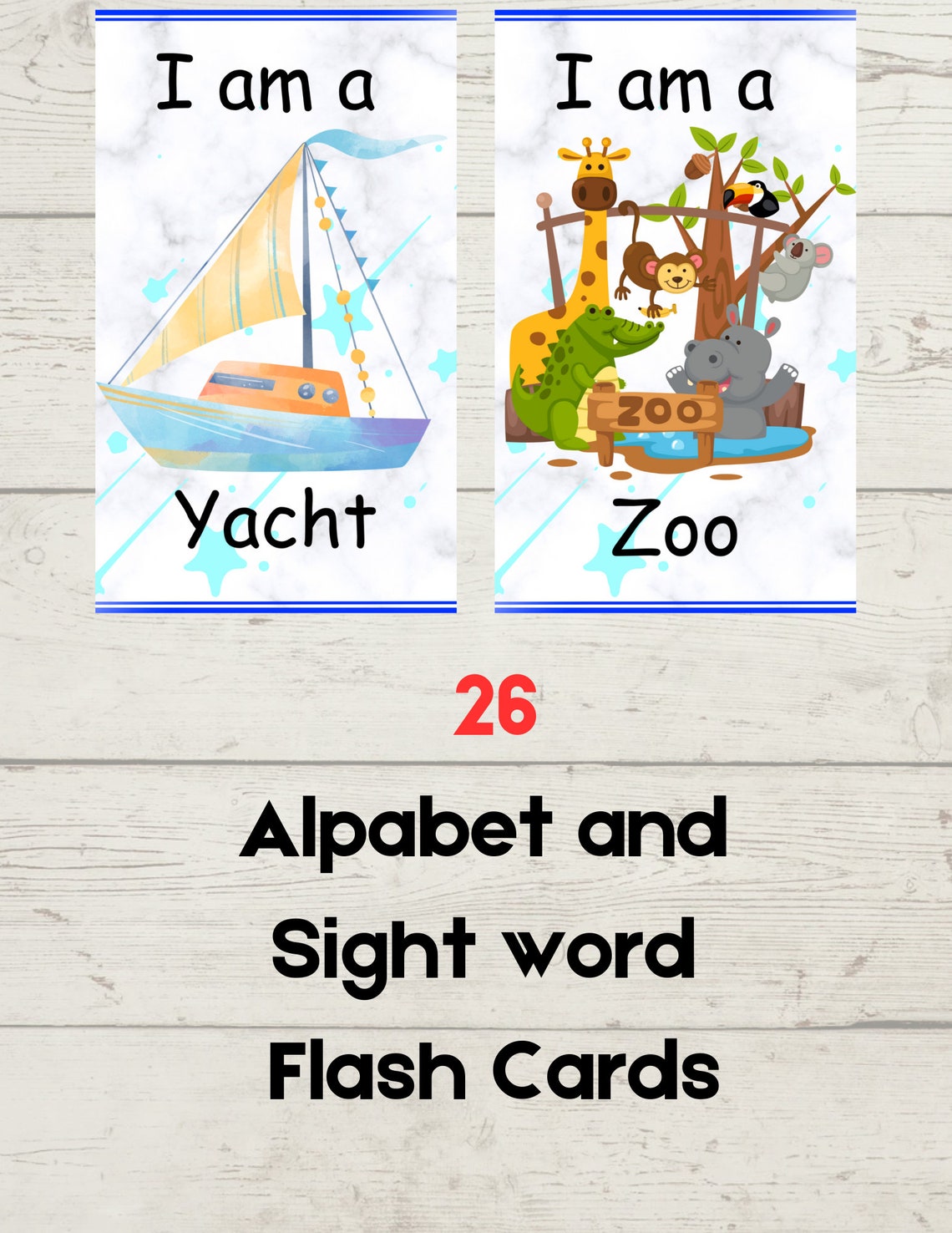 ABC Kids Flash Cards, Early Learning Years Alphabet Cards.enhance Early ...