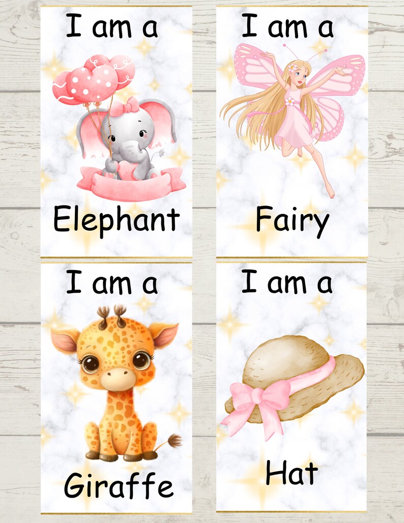 26 Word Cards Alphabet Early Learning Instant Download Fun Literacy ...