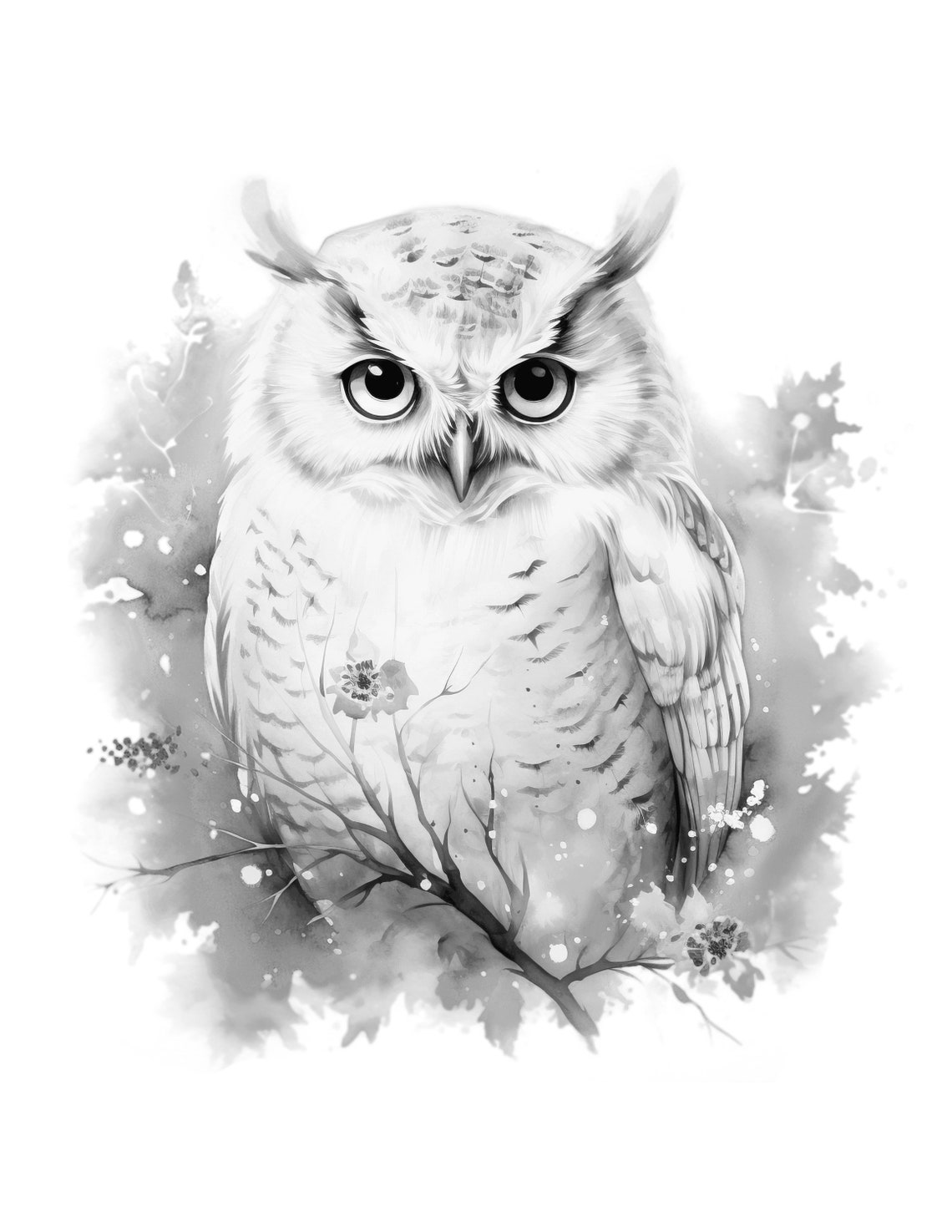 5 Owl Coloring Pages intricate Designs 5 Shaded Patterns Adult or Child ...