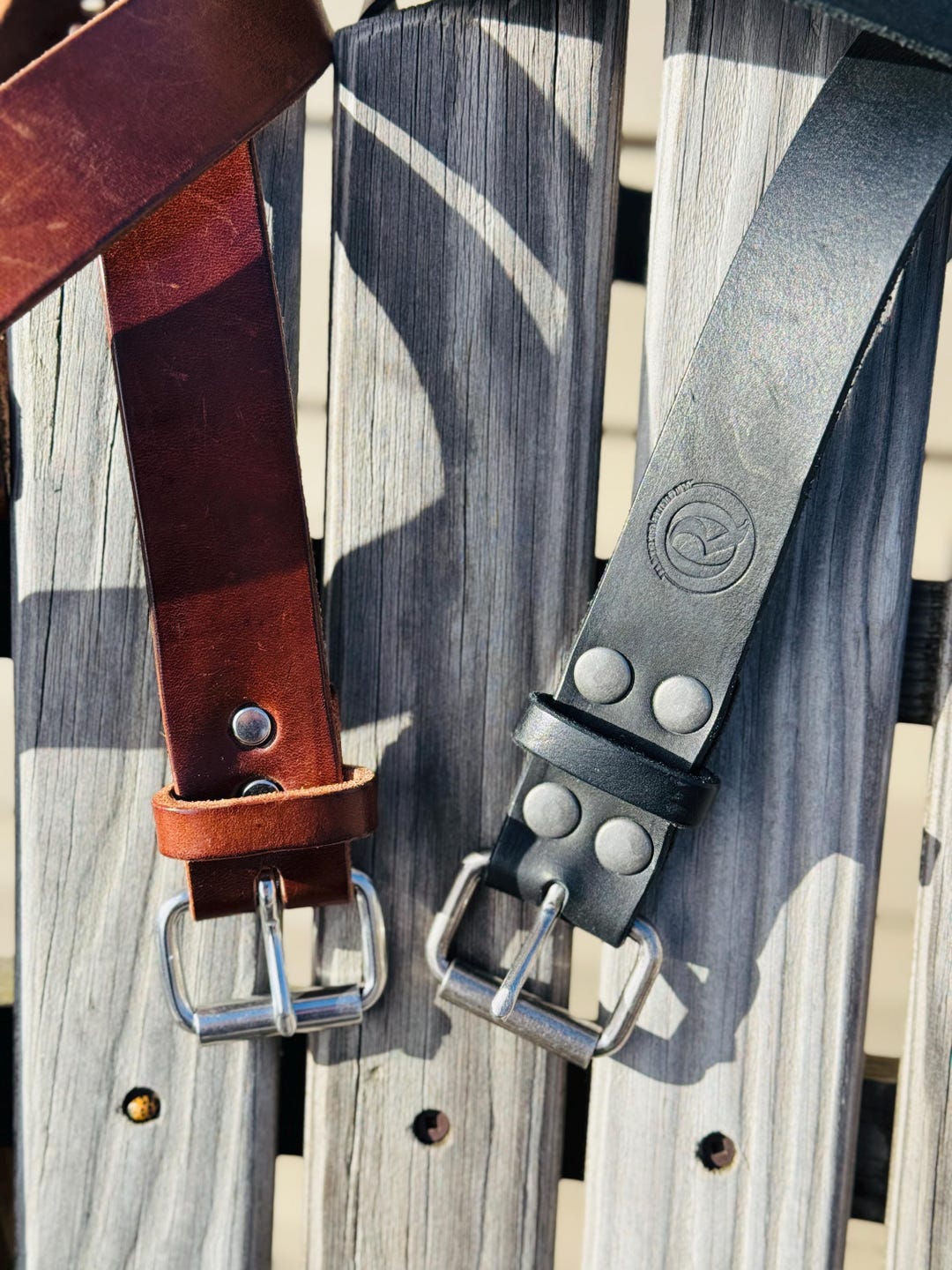 Handmade Genuine Leather Belt Made From Heavy Top Grain Leather. - Etsy