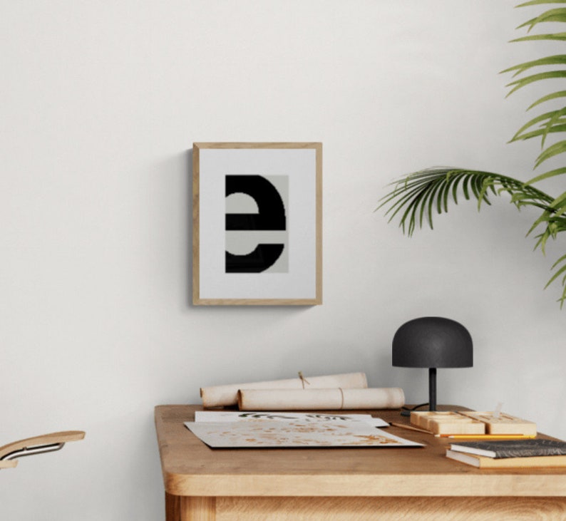 FGHIJ Helvetica Alphabet Letter Pdf - Etsy