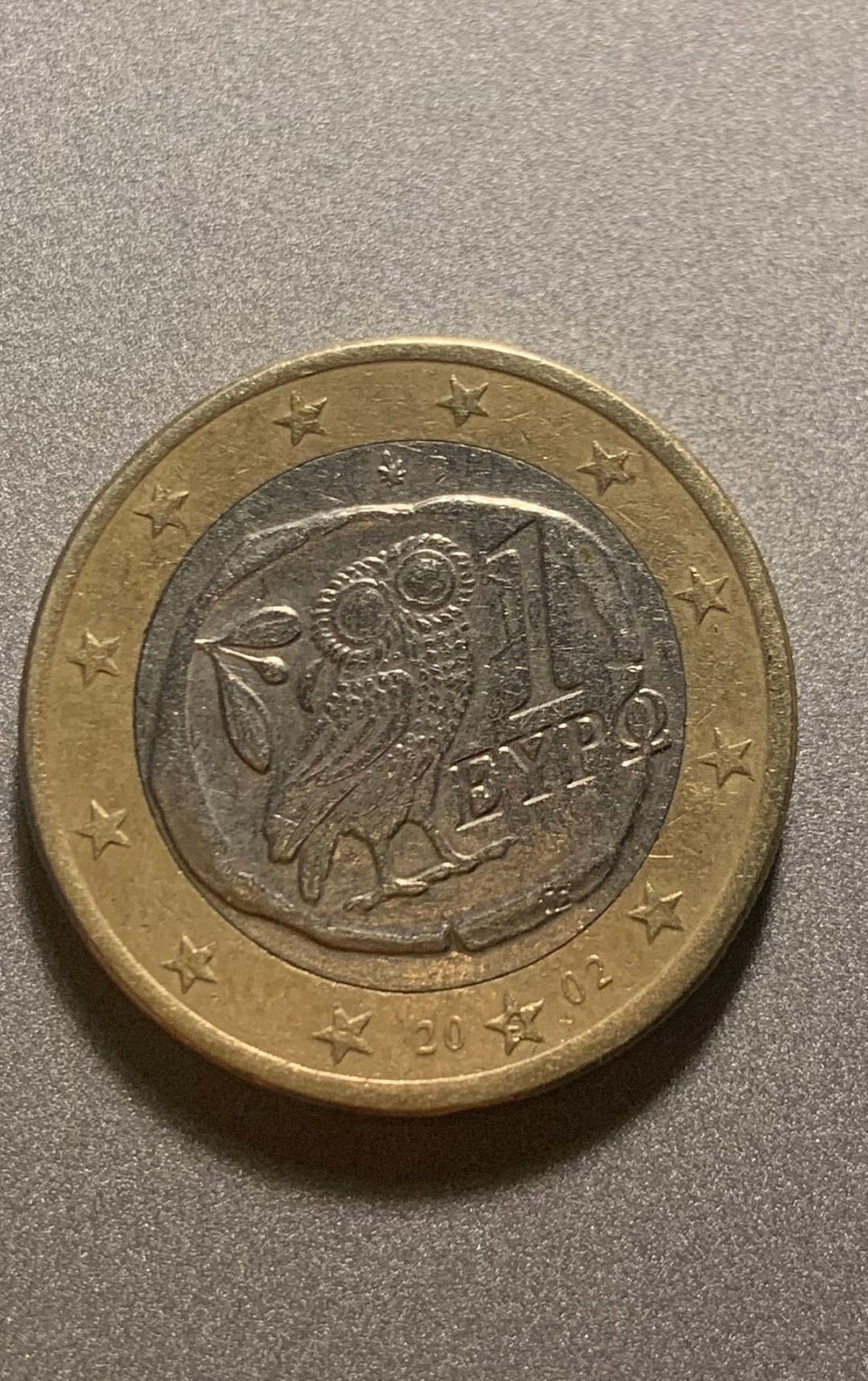 Rare 1 Euro Coin From Greece From 2002 - Etsy