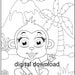 40 Page Coloring Book..digital Download. Animal Theme - Etsy