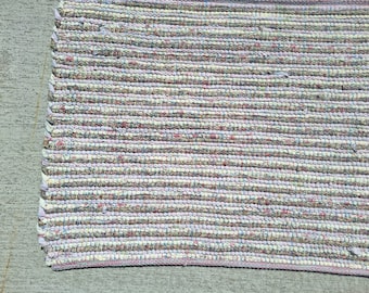 Blue Rug Hand Woven Rustic Farmhouse Decor 19 X 25 Primitive Home Decor ...