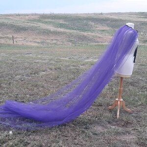 Purple Violet Cape Halloween Costume Hooded Cloak Renaissance Medieval ...