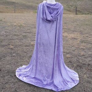 Purple Lilac Hooded Bridal Cloak Adult Halloween Costume - Etsy