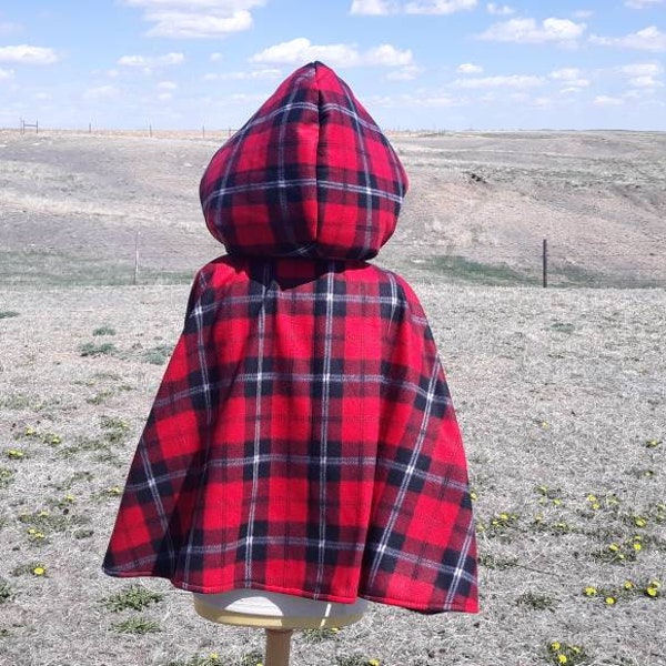 Red Hooded Cape - Etsy