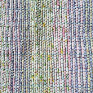 Pastel Rag Rug Hand Woven Rustic Farmhouse Decor 29 X 19 Primitive ...