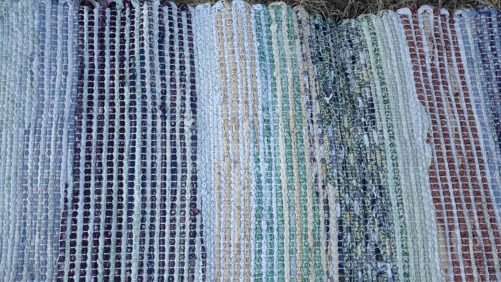 Rustic Rug Runner 58 X 24 Inches Hand Woven Farmhouse Country | Etsy