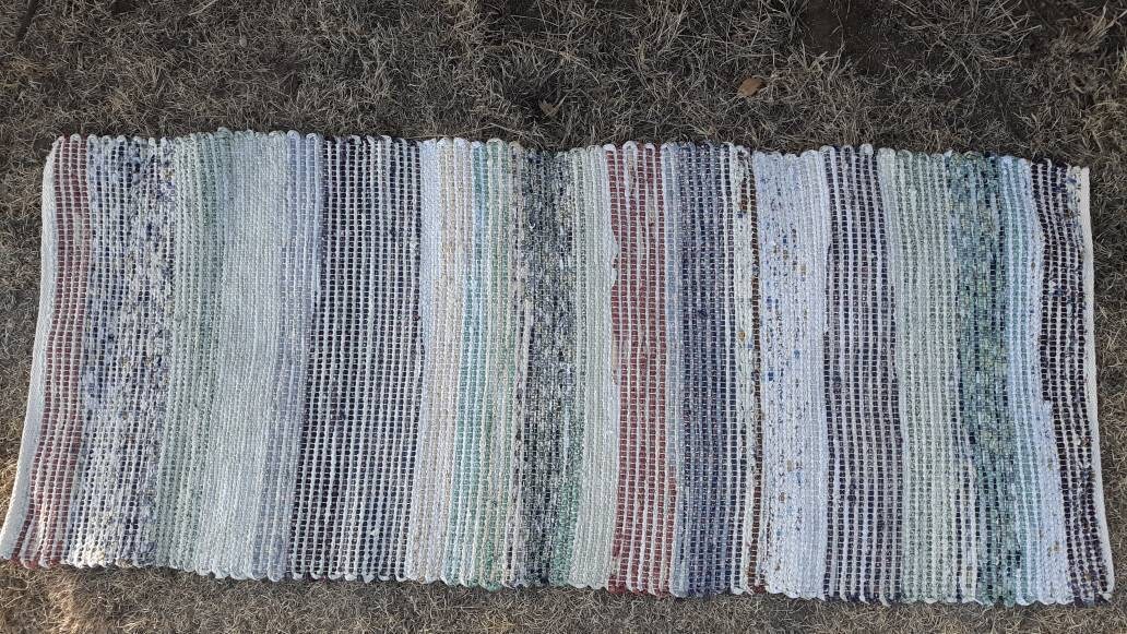 Rustic Rug Runner 58 X 24 Inches Hand Woven Farmhouse Country | Etsy