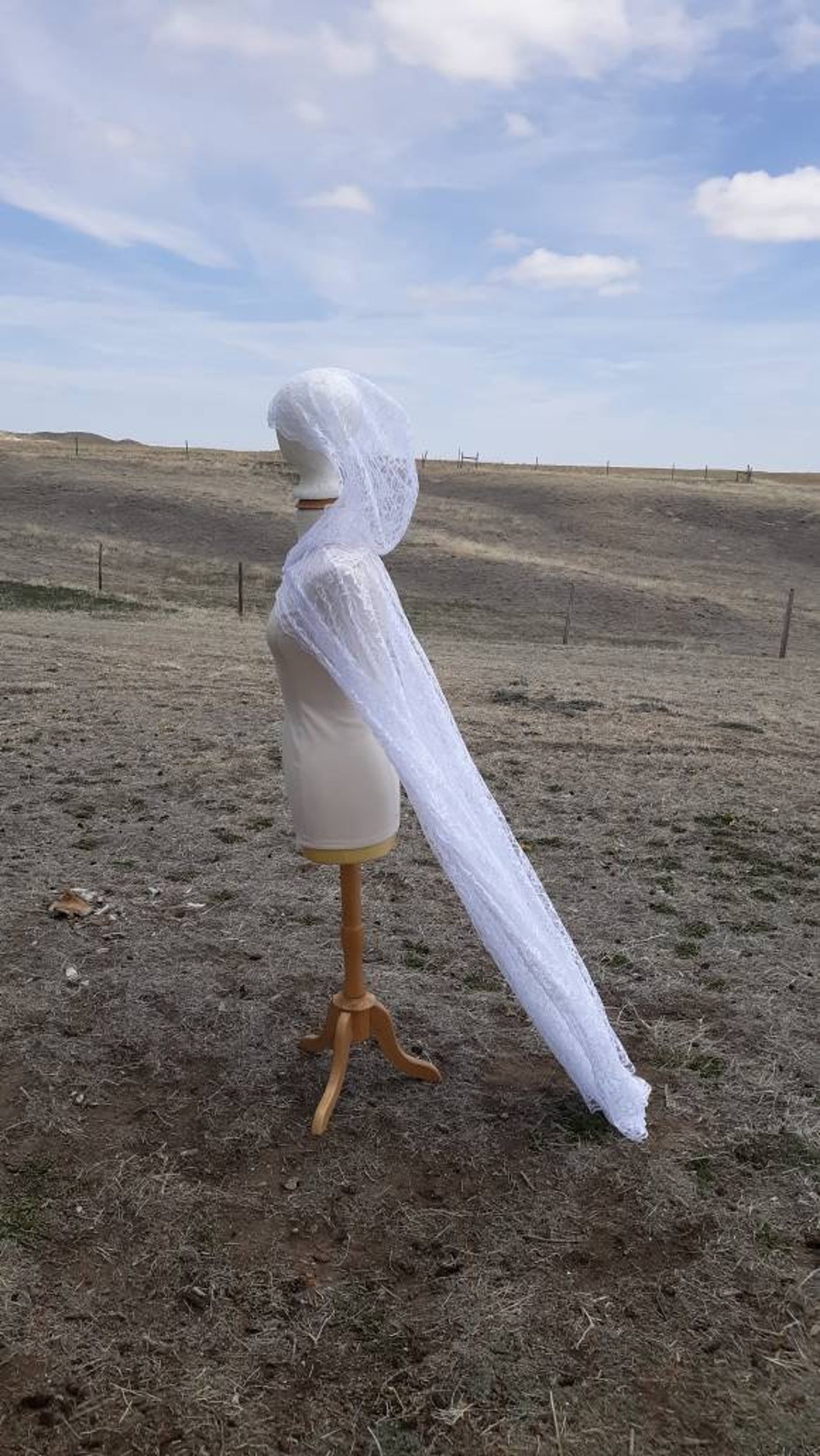 White Lace Bridal Cloak Hooded Wedding Cloak Cape Renaissance | Etsy