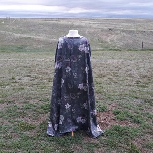 Silver Grey Cloak Satin Cape Renaissance Costume Wedding Cape Cosplay ...