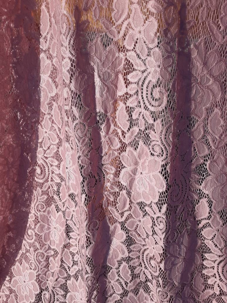 Dusty Pink Rose Lace Wedding Cloak Bridal Cape Handfasting - Etsy