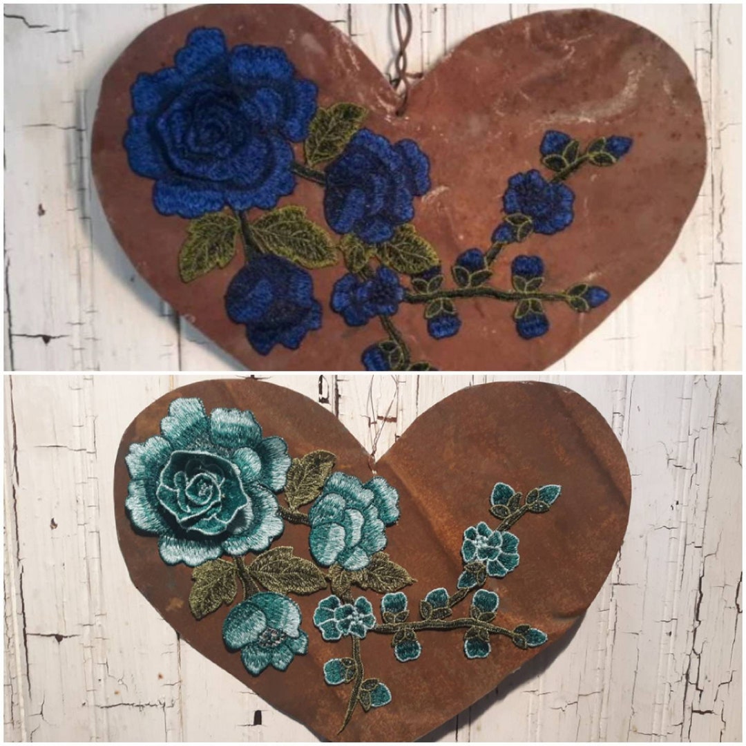 Rusty Tin Heart Antique Tin Upcycled From Barn Roof wedding Rustic ...