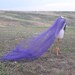 Purple Violet Cape Halloween Costume Hooded Cloak Renaissance Medieval ...