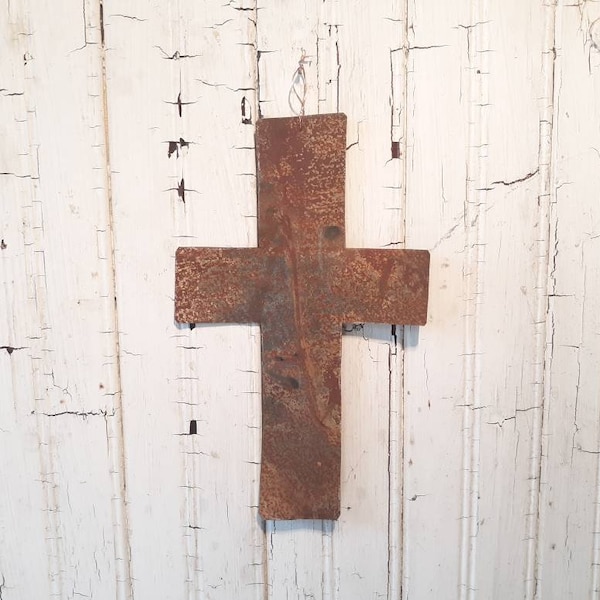 Tin Cross - Etsy