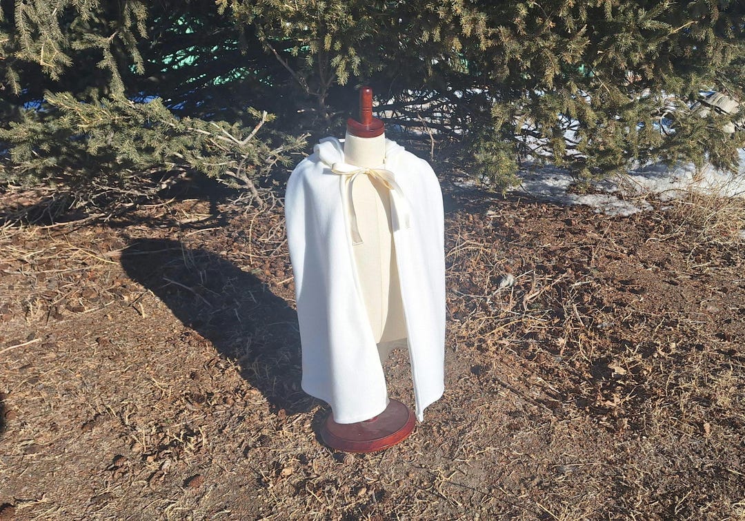 Ivory Fleece Childrens Wedding Cape Kids Cape Superhero Cloak Make ...