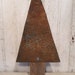 Christmas Trees Created Out of Antique Tin Set of 3 Rustic - Etsy