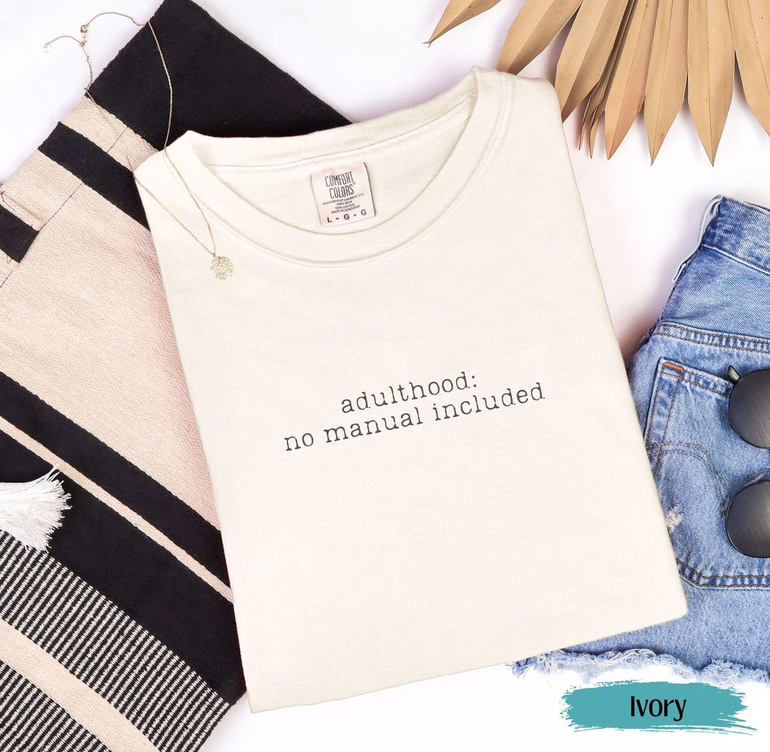 Minimalist Adulting Shirt, Adult Humor Tee, Cotton Shirt Adulthood - No ...