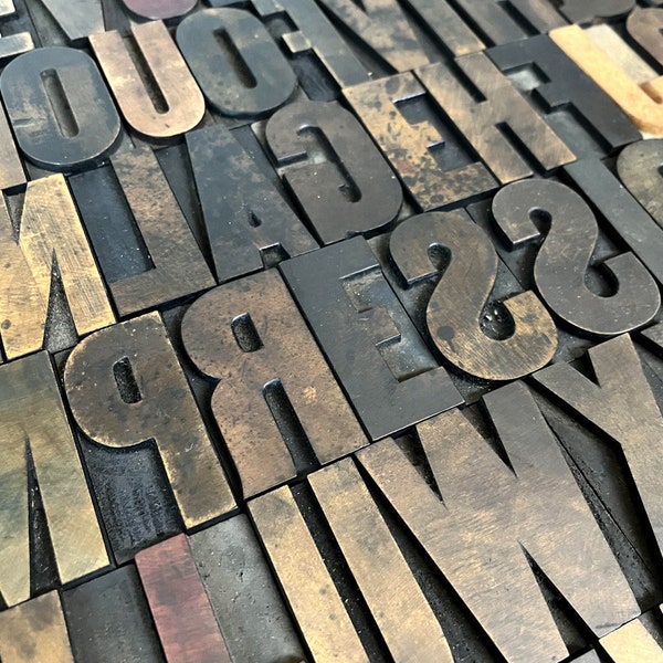 Letterpress Blocks - Etsy