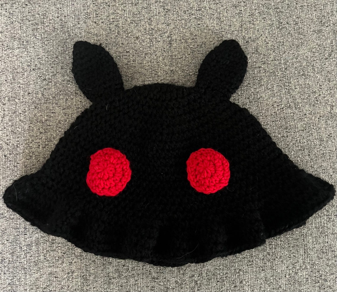 Mothman Bucket Hat Crochet - Etsy