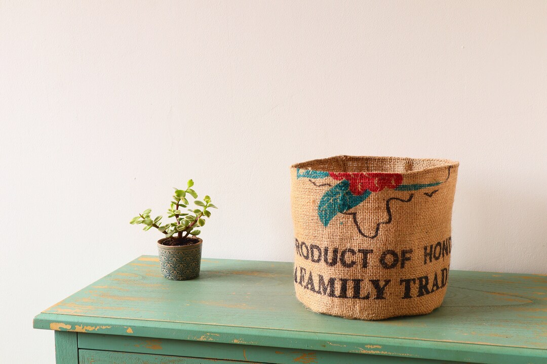 Plant Pants Tegu - Sustainable Root-promoting Upcycled Jute Planter - Etsy
