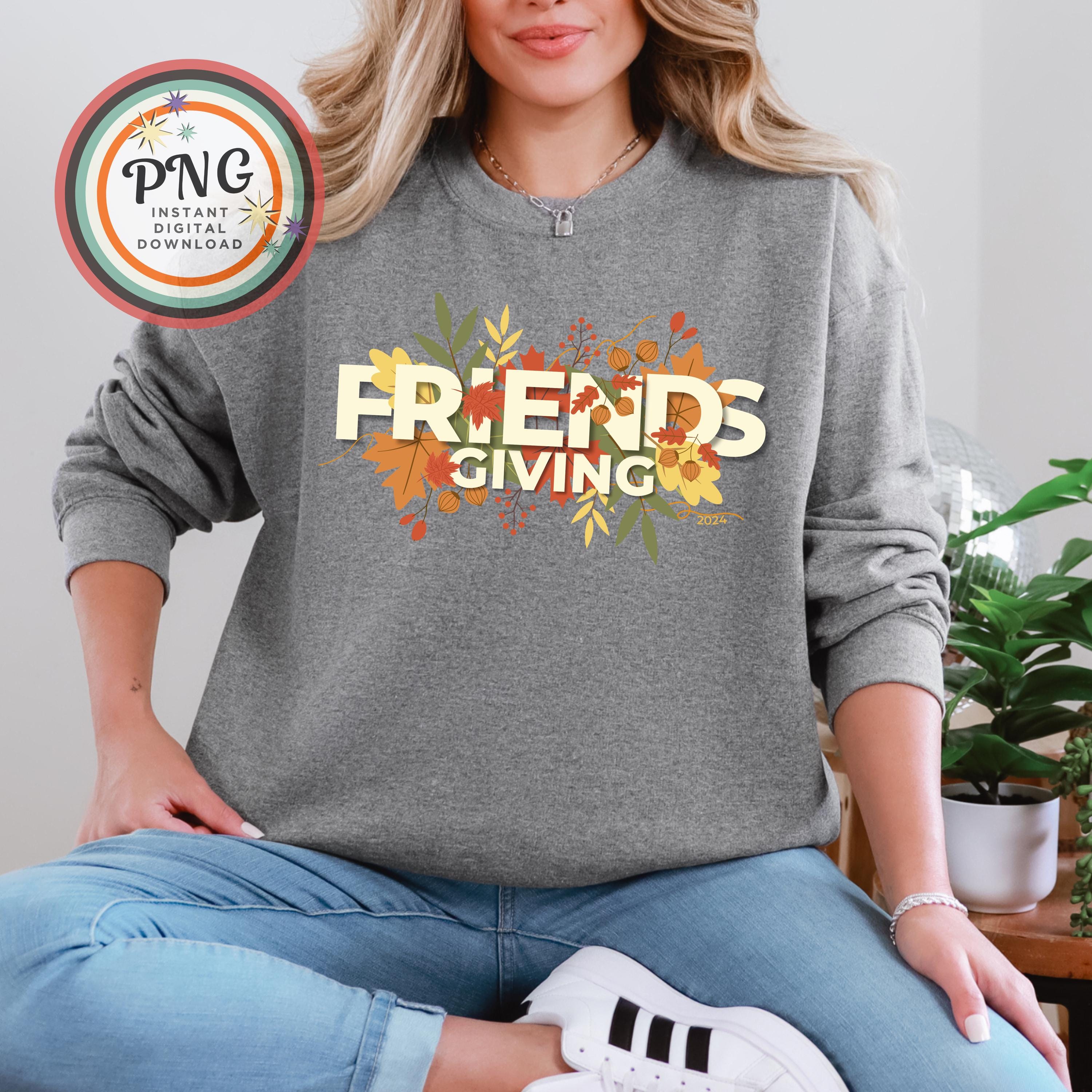 Friendsgiving 2024 PNG, Friends Thanksgiving Png, Friendsgiving Invite ...