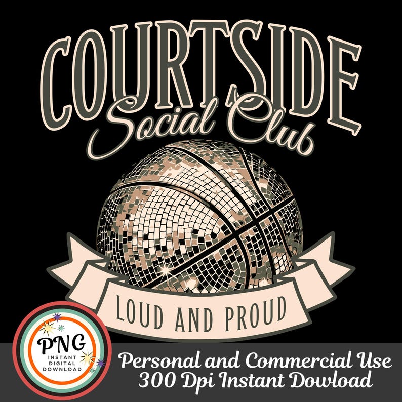 Basketball Courtside Social Club Png, Basketball Mom Shirt Design ...