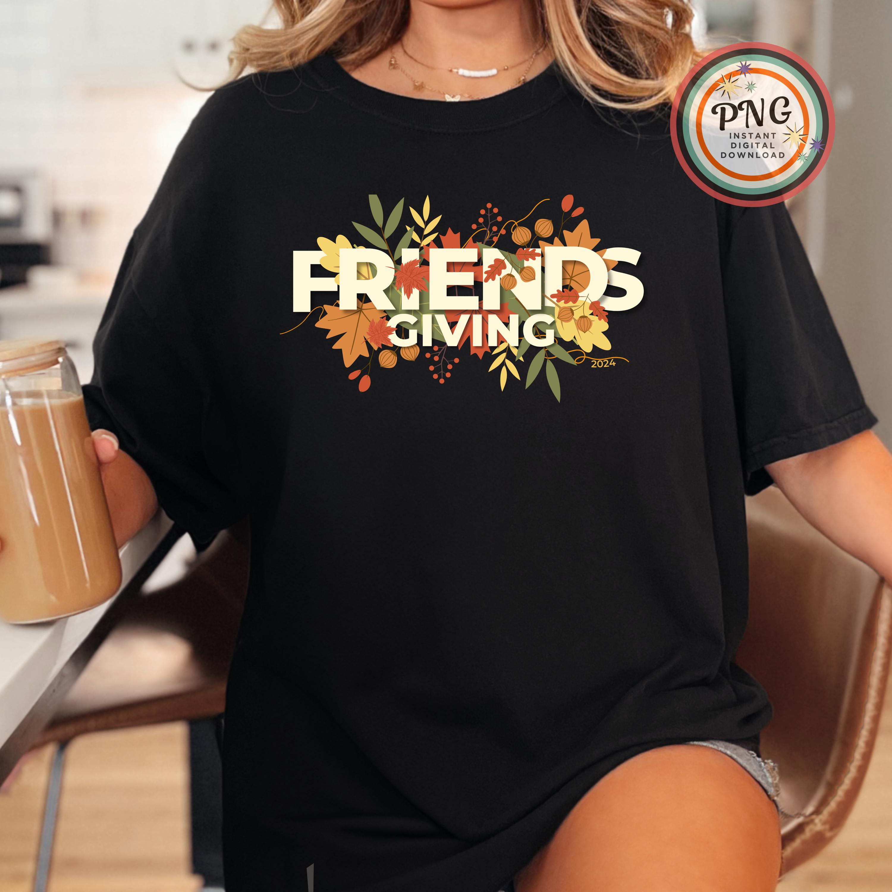 Friendsgiving 2024 PNG, Friends Thanksgiving Png, Friendsgiving Invite ...