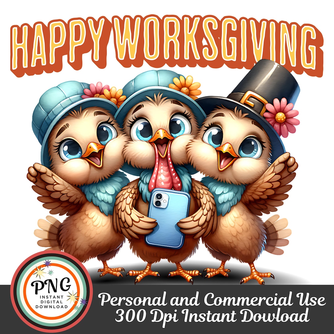 Happy Worksgiving PNG, Friends Thanksgiving Group Shirts Png, Work ...