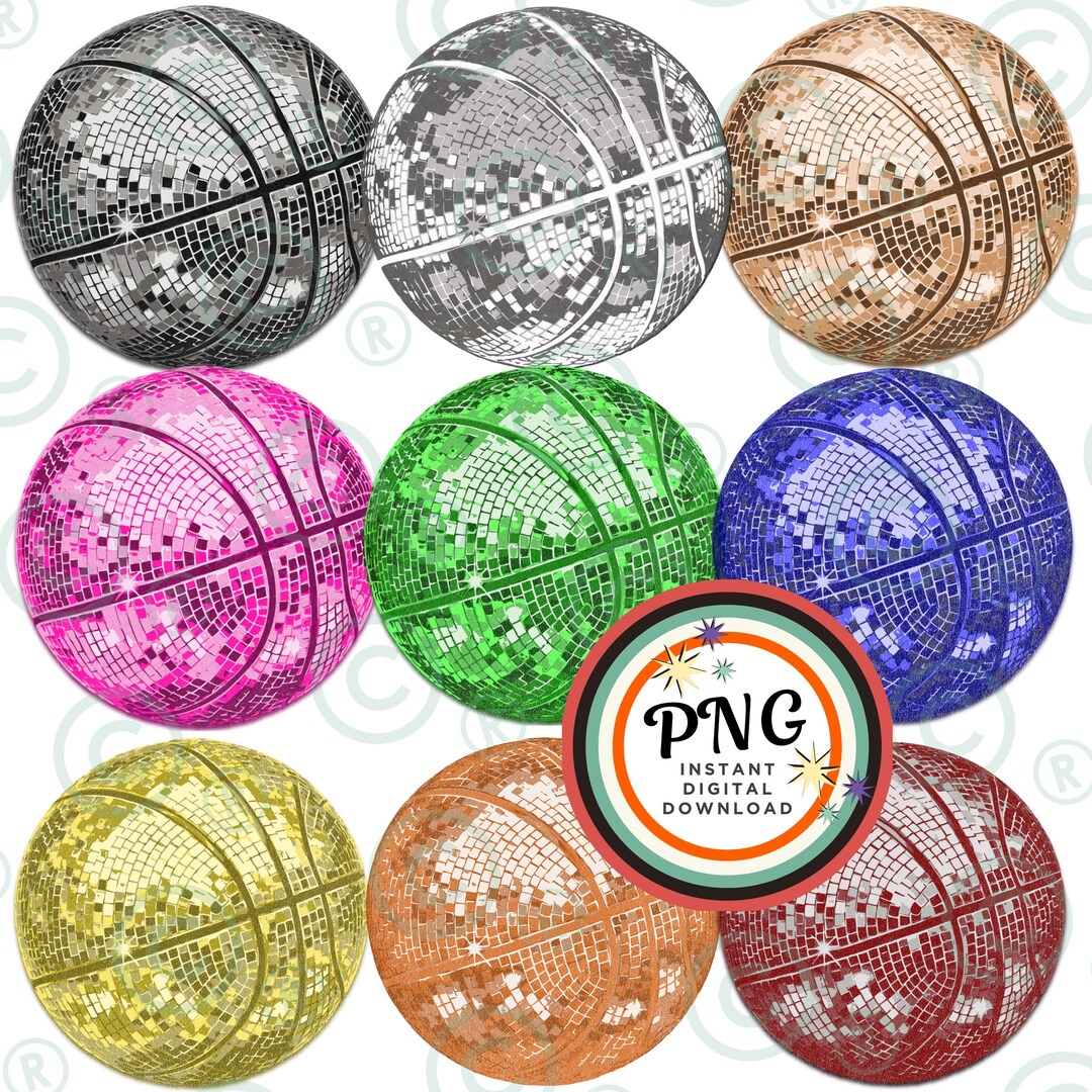 Bundle Disco Basketball Png, Basketball Mom Png, Retro Basketball ...