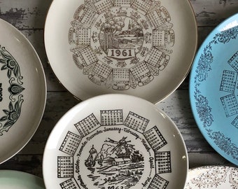 Calendar Plates | Etsy