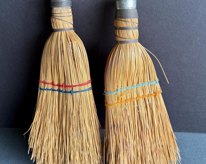 Vintage Whisk Brooms - Hand Broom - Hand Brush Brooms - Lot 2 - Etsy