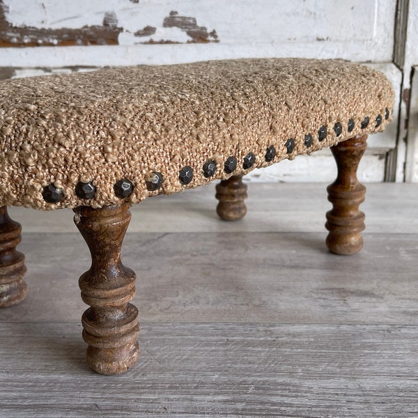 Antique Footstool - Etsy