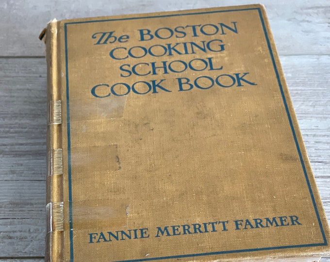 The Boston Cooking School Cookbook - Fannie Merritt Farmer - 1930 ...