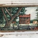 Vintage Watercolor Painting Signed Skippy Anderson Rustic - Etsy
