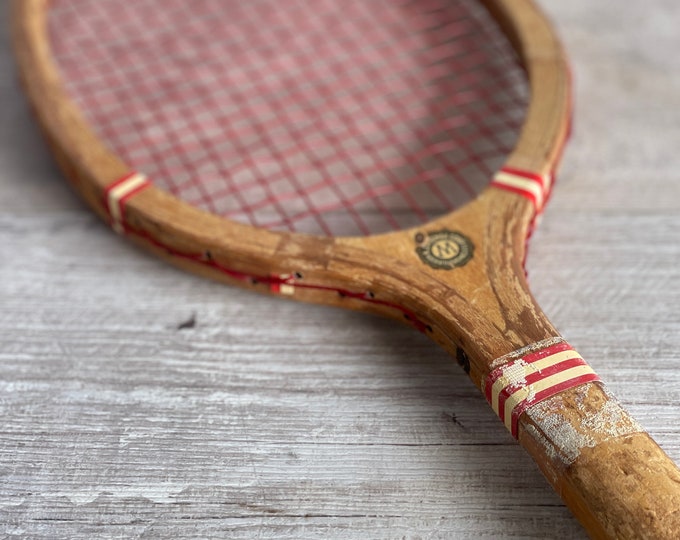 Antique Wood Tennis Racket Racquet Magnan, North Attleboro, MA, C ...