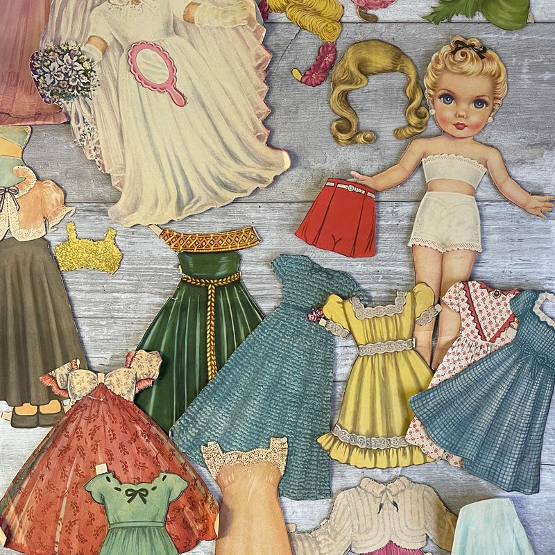 1950s Paper Dolls - Etsy