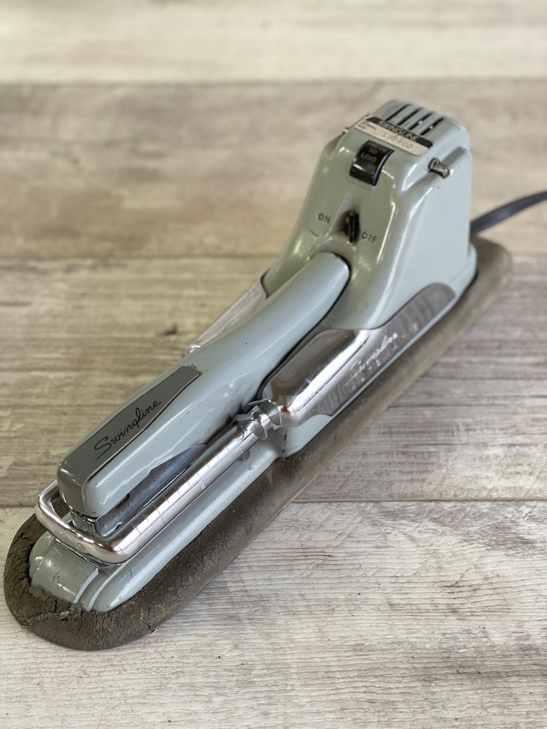 Vintage Stapler Automatic Electric Swingline industrial 1950s Model 66 ...