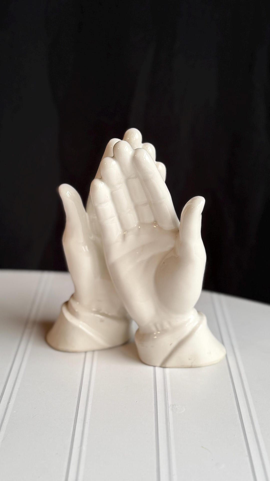 Vintage Ceramic Hand Bookends Sculpture Display - Set - Hollow - Etsy